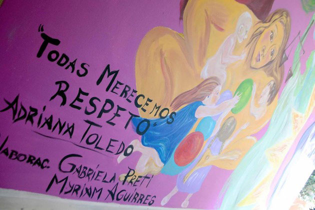 Se inauguró un mural en la terminal por el Día Internacional de la ...